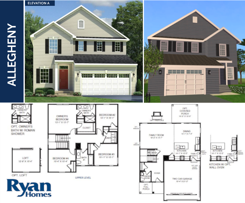 Mod The Sims - Ryan Homes | Allegheny Elevation A