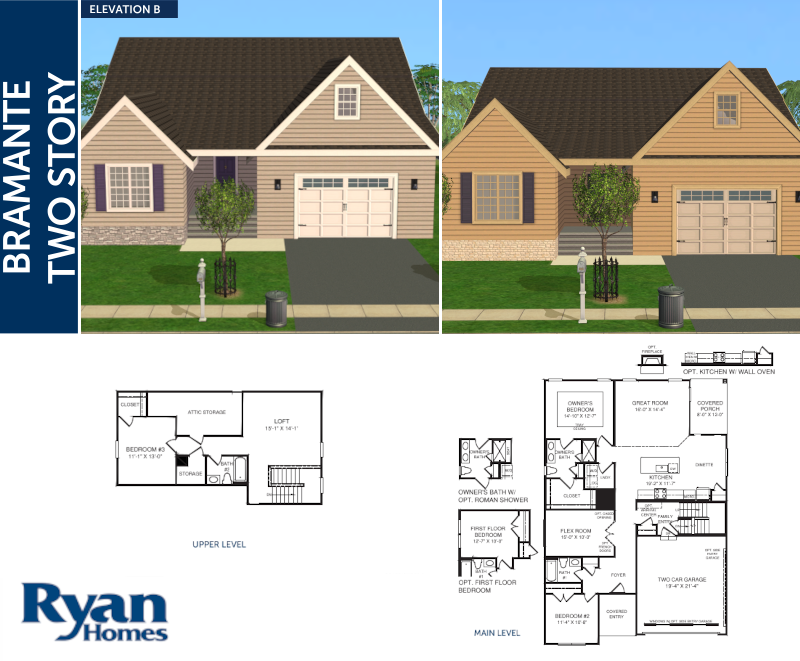 Mod The Sims - Ryan Homes | Bramante Elevation B