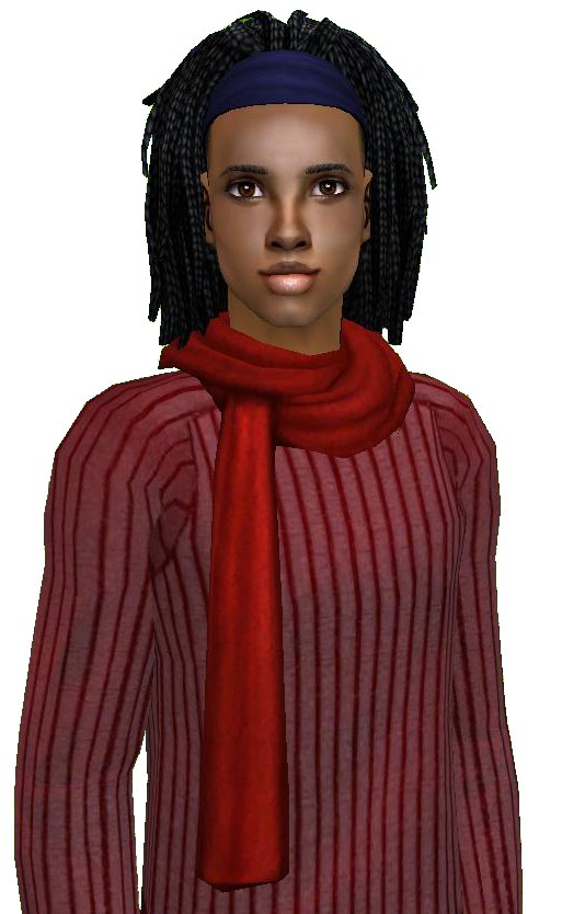 Mod The Sims - Seasons Scarf as Accessory for Men
