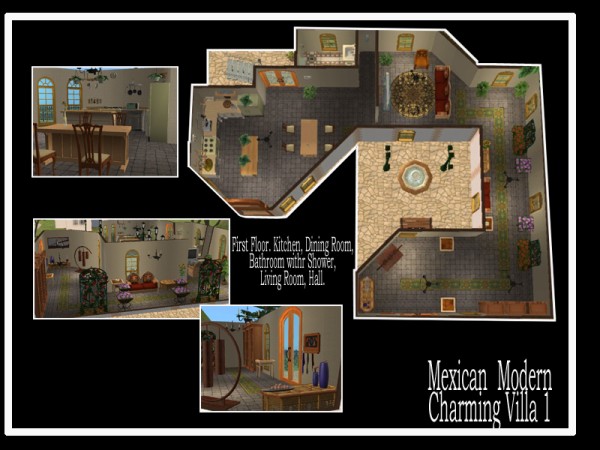 Mod The Sims - Charming Mexican Villa 1