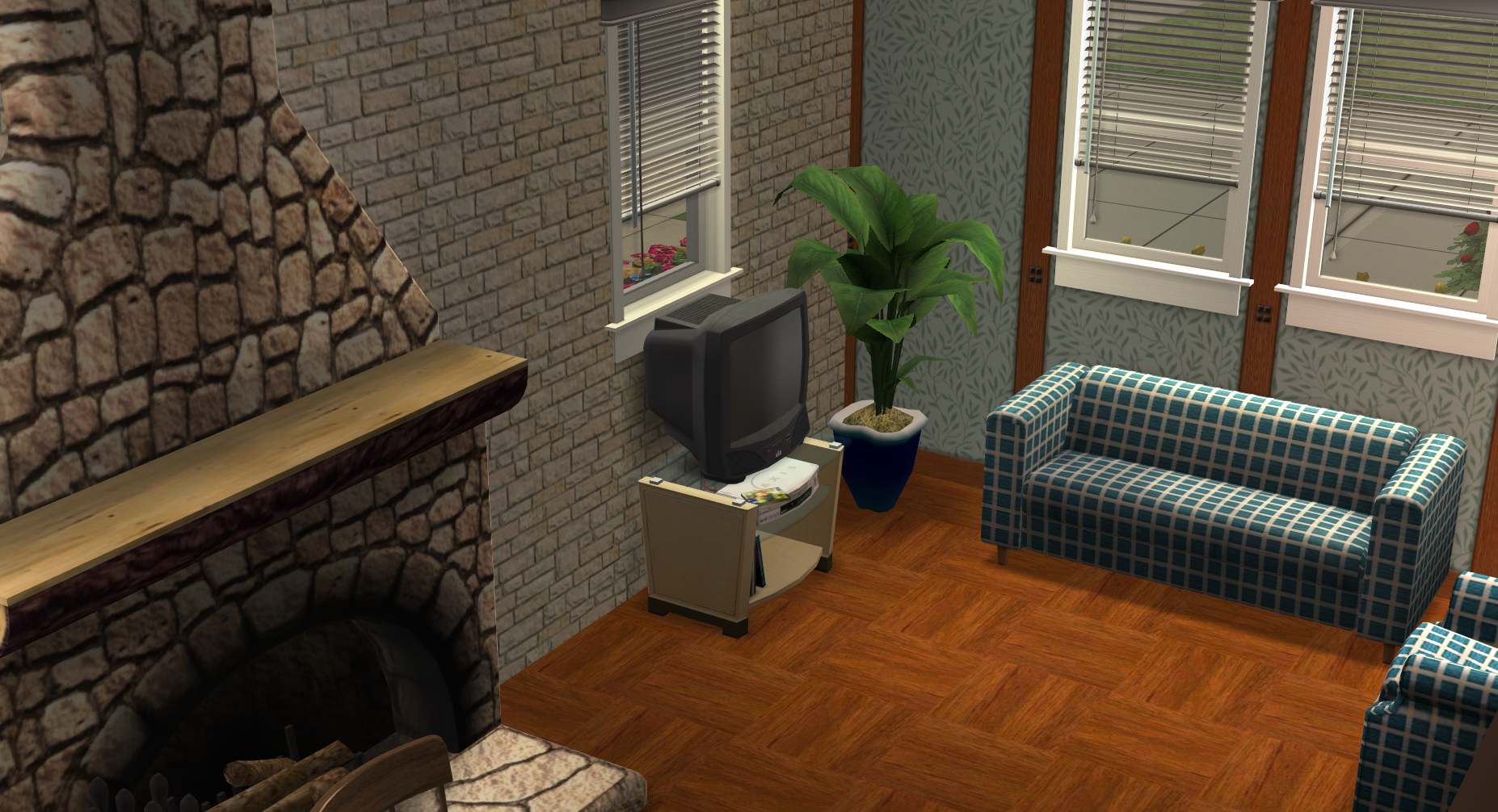 Mod The Sims - The Pocketbook's Dream (No CC) (Two Versions)