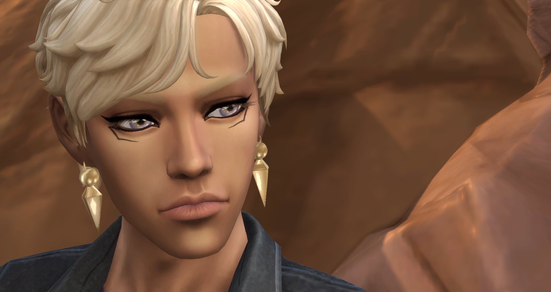 Mod The Sims - Marik Ishtar's Obelisk Earrings from YuGiOh