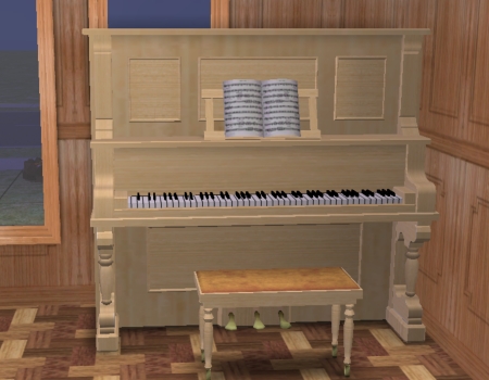 Mod The Sims - Pianos to match Maxis Double Helix Bookcases and Scraps ...