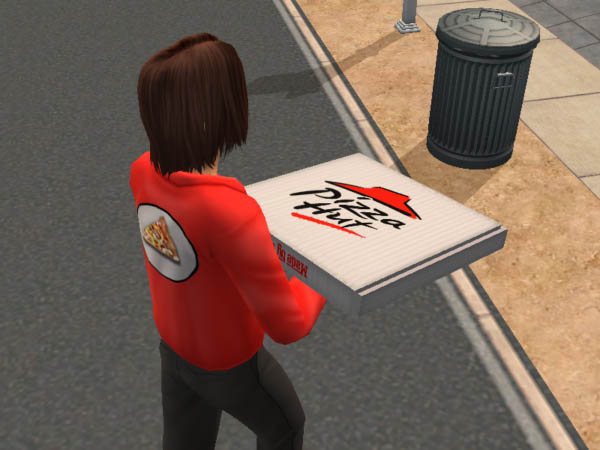 Mod The Sims - Pizza Hut Pizza Box