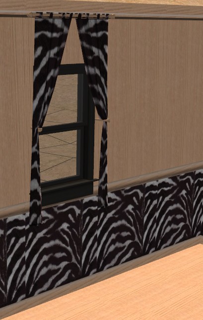 Mod The Sims - Wood & Zebra dining set
