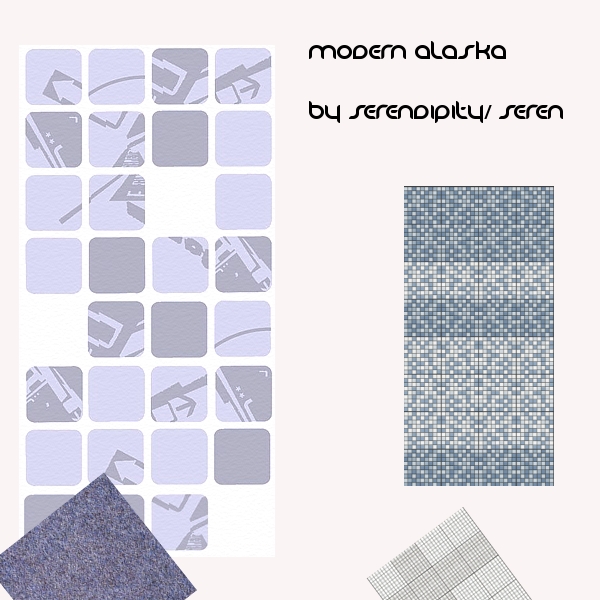 Mod The Sims - "Modern Alaska wallpapers & tiles"