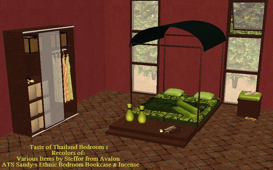 Mod The Sims - Taste of Thailand Bedroom 1
