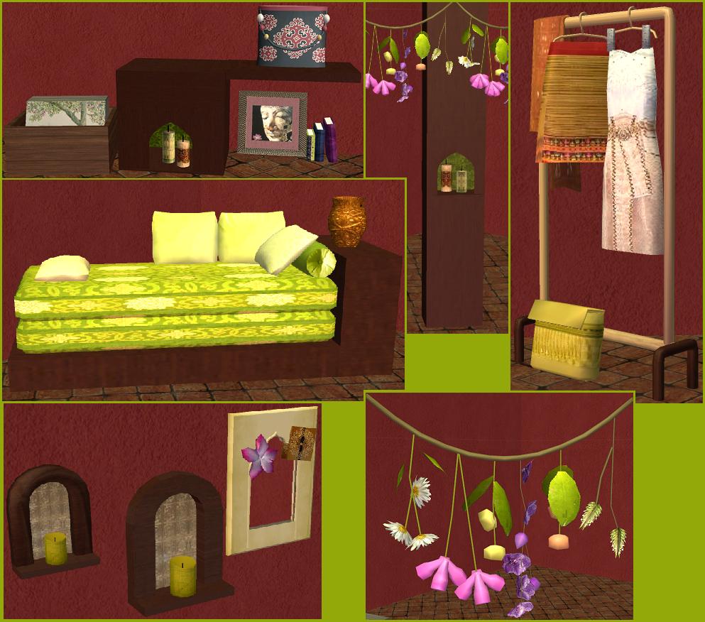 Mod The Sims - Taste of Thailand Bedroom 2
