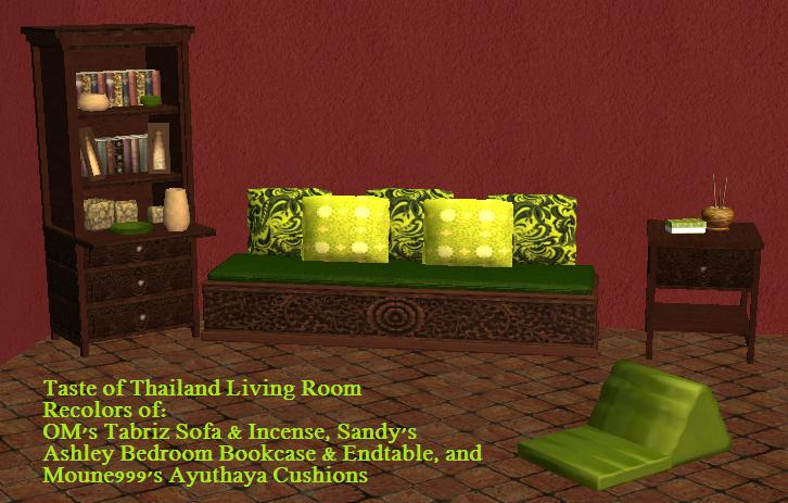 Mod The Sims - Taste of Thailand Living Room