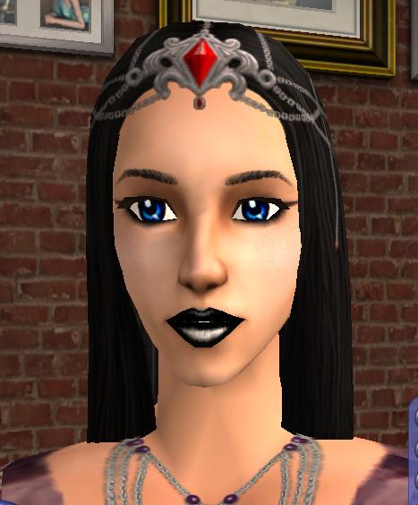 Mod The Sims - Purple Gypsy Dress