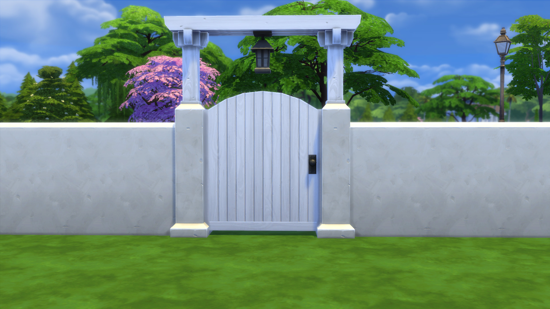 Mod The Sims - White Recolors on 6 Base Game GATES!