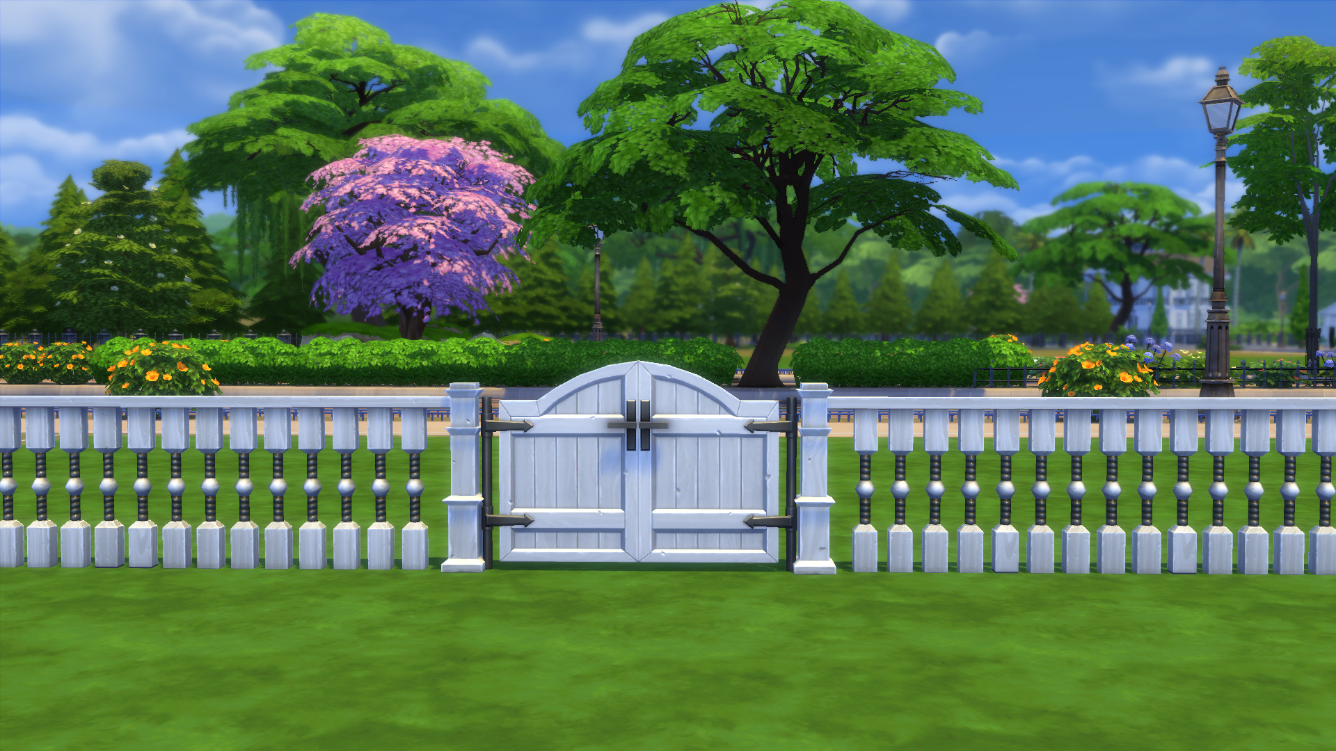 Mod The Sims - White Recolors on 6 Base Game GATES!