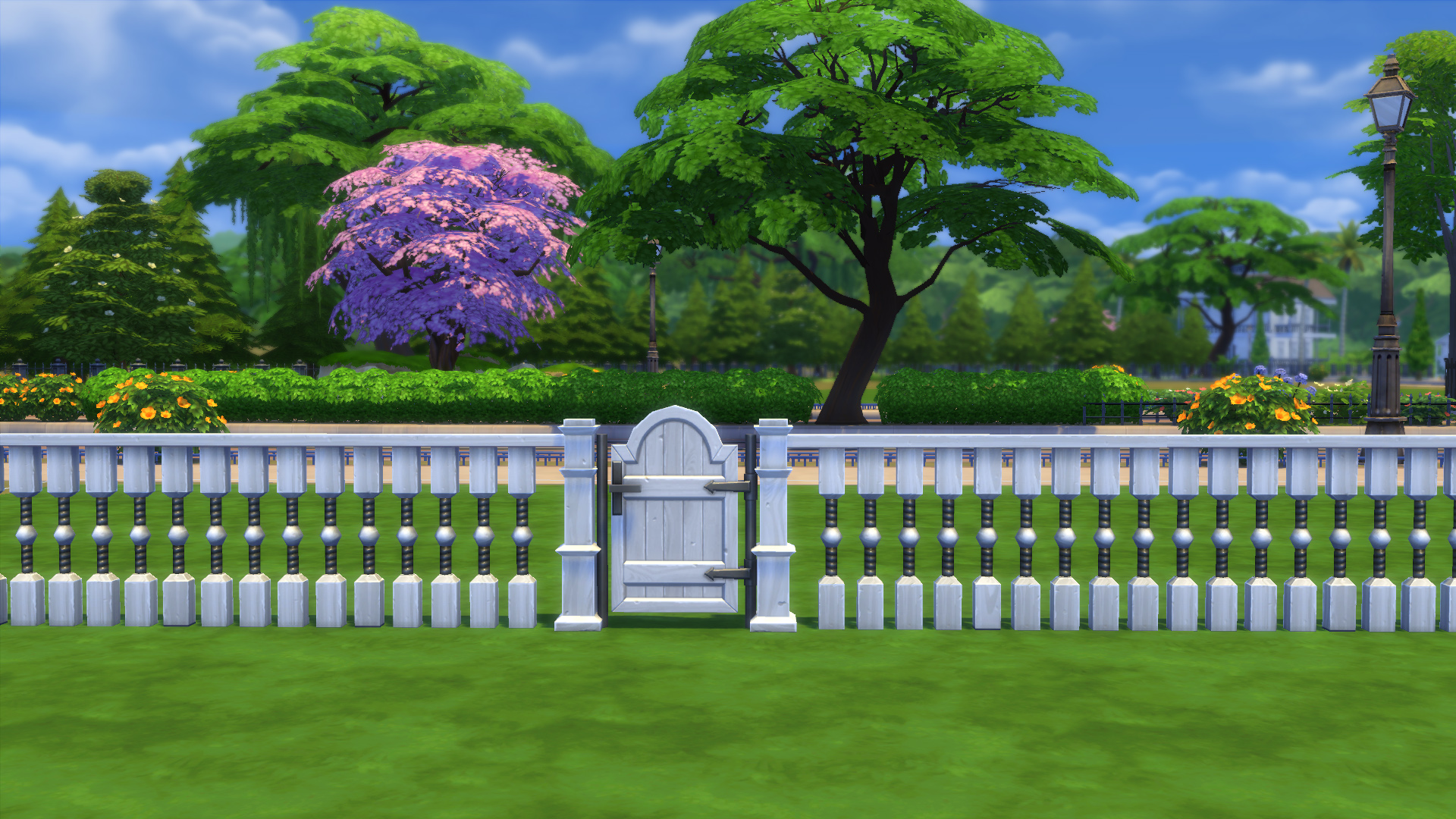 Mod The Sims - White Recolors on 6 Base Game GATES!