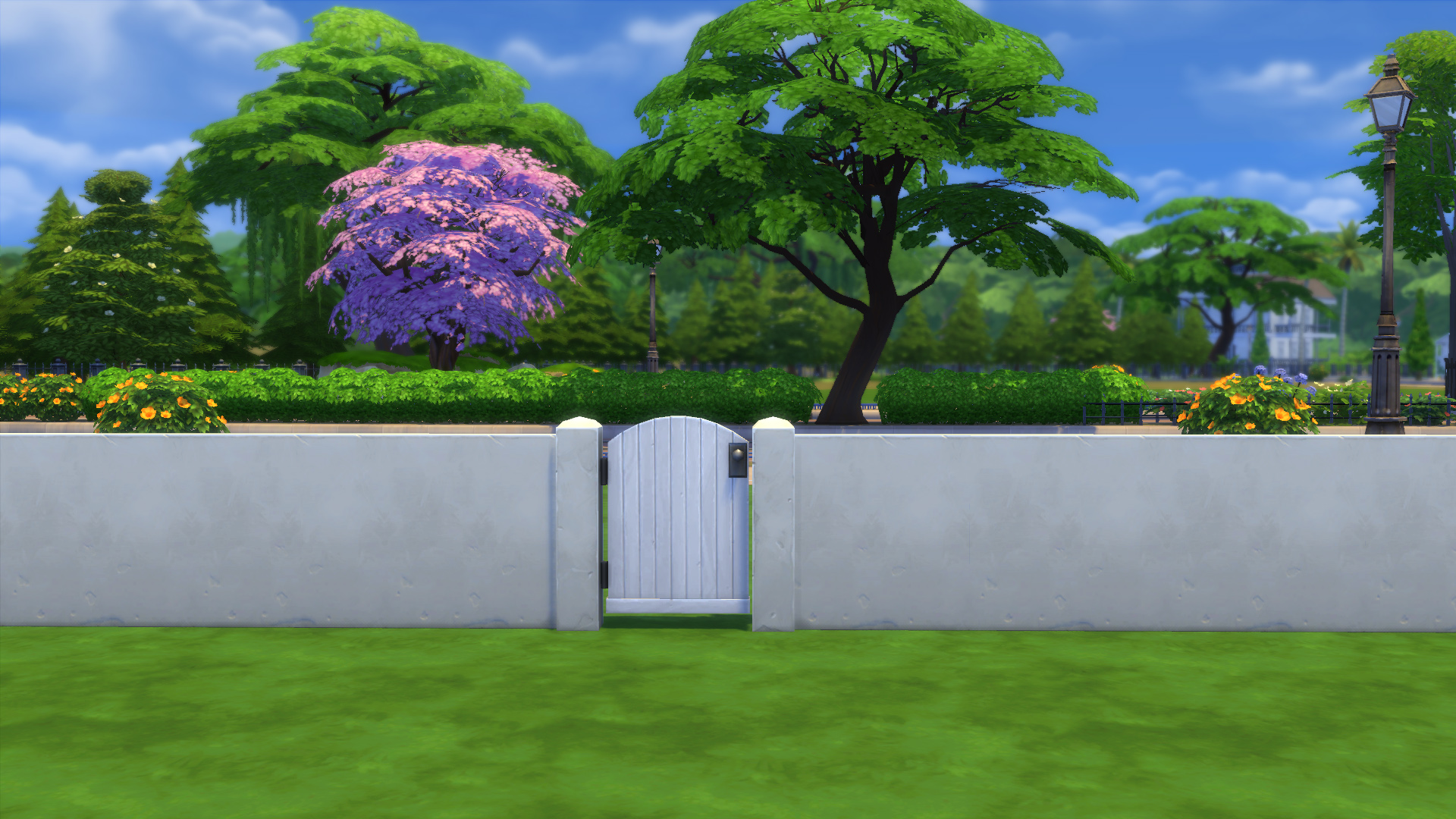 Mod The Sims - White Recolors on 6 Base Game GATES!