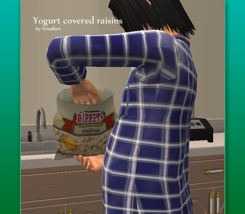 Mod The Sims - Snacks for Sims: Yogurt covered Raisins,Chocolate ...