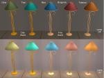 Mod The Sims - 7 recolors of Schoende Willow Floor Lamp