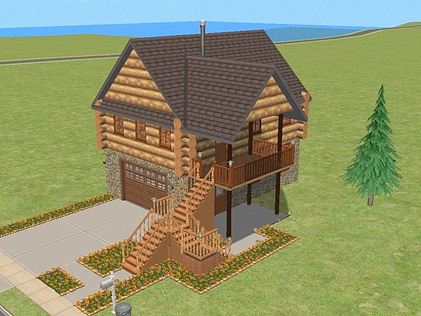 Mod The Sims - Rustic Ridge 12- Cabin of Logsley