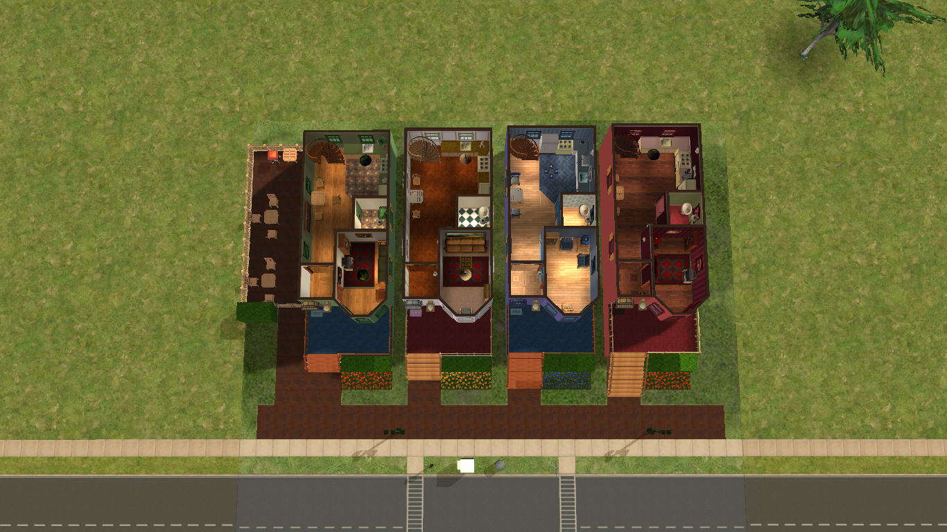 Mod The Sims - Bella's Belles Townhomes Remake