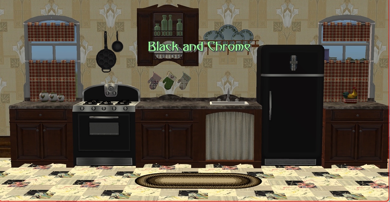 Mod The Sims - Red's Retro Kitchens