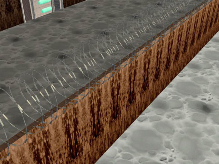 Mod The Sims - Razor Wire Fence- for pixelhate