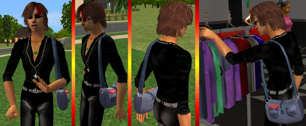 Mod The Sims - Even Guys need something to carry their Stuff in