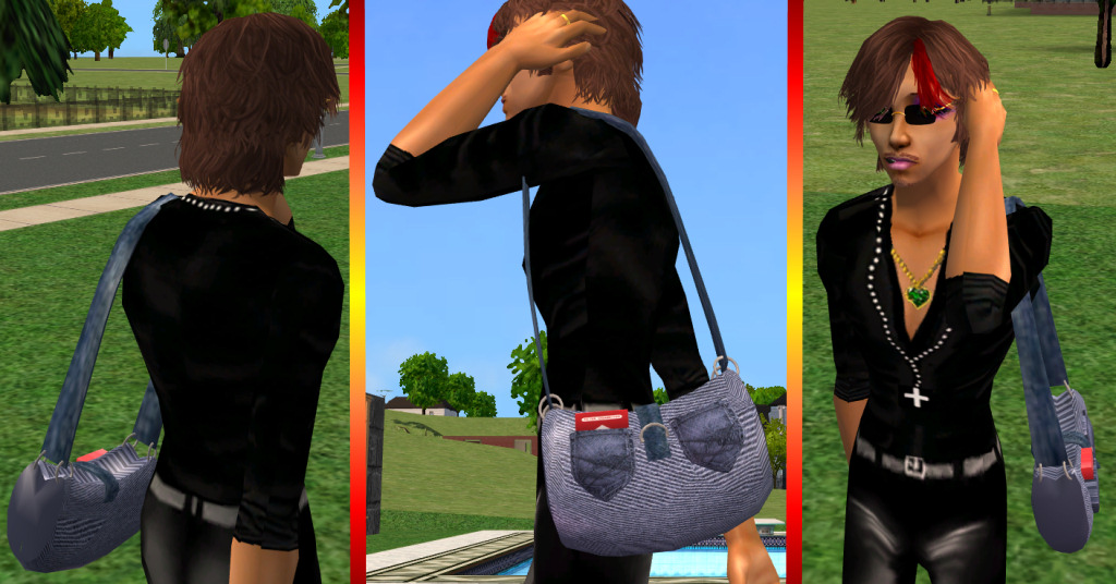 Mod The Sims - Even Guys need something to carry their Stuff in