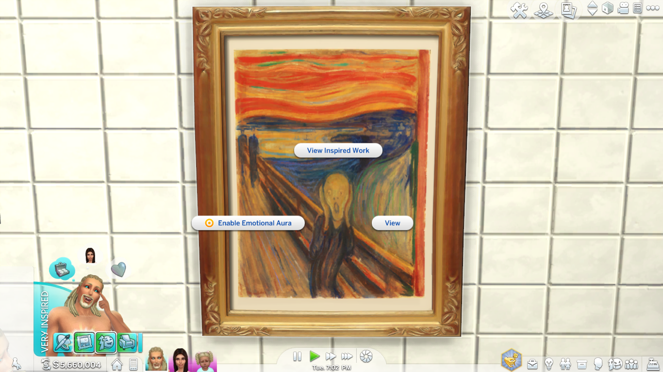 Mod The Sims - The Scream by Edvard Munch - Extreme Luxuries