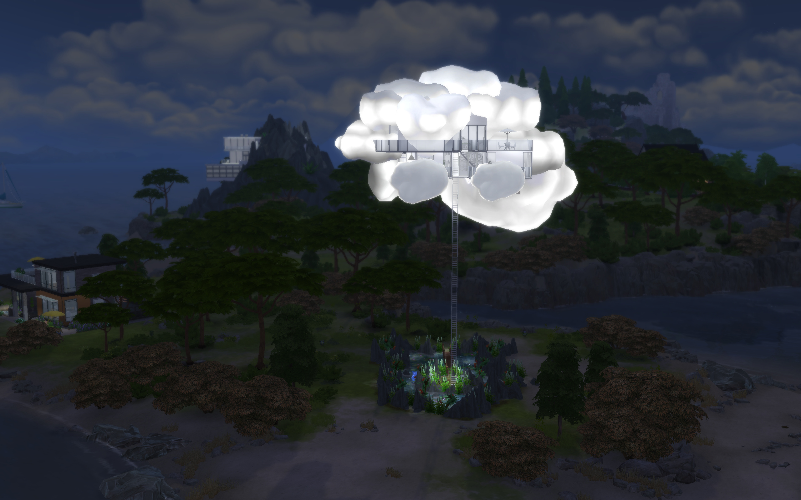 chibi clouds sims 4