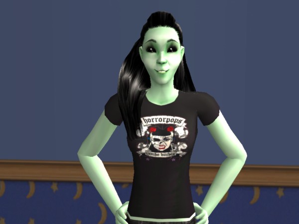 Mod The Sims - Horrorpops Tshirts for Adult and Teen Females