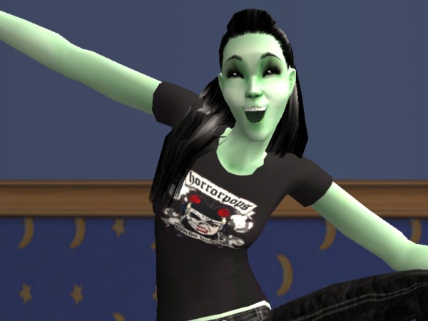 Mod The Sims - Horrorpops Tshirts for Adult and Teen Females