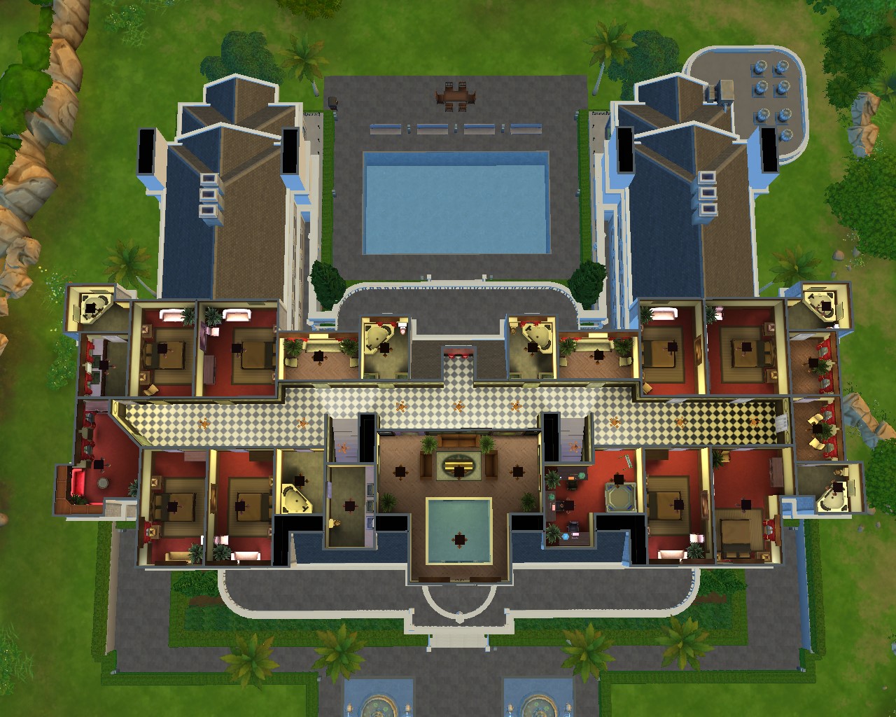 Mod The Sims - Paradise Manor (Furnished)