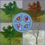 Mod The Sims - Seasons-friendly Recolor of the Japanese Maple Tree
