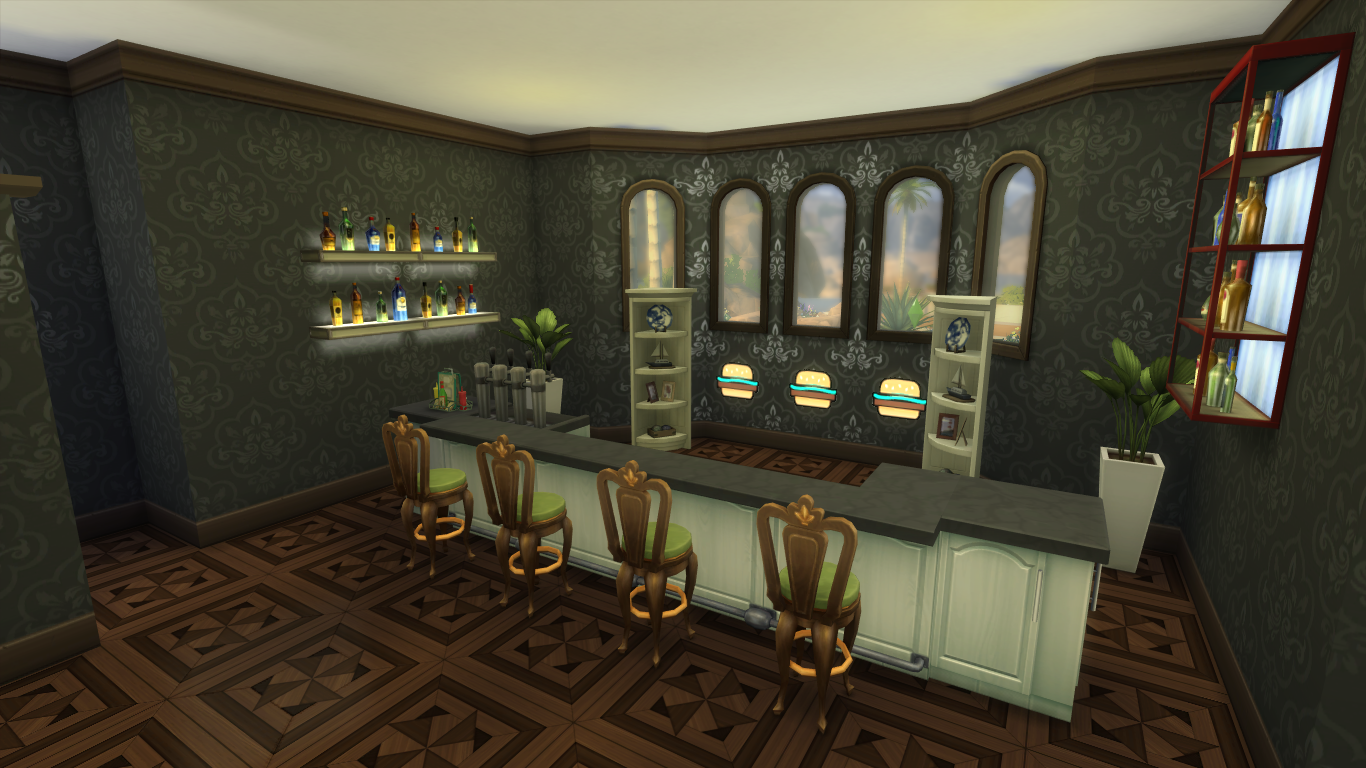 Mod The Sims - Oasis Springs renew #1 | Rattlesnake Juice bar | No CC