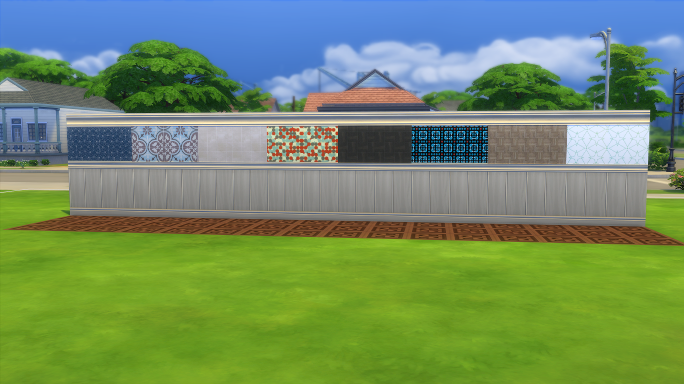 Mod The Sims - Patterns in wood - Wallpaper pack