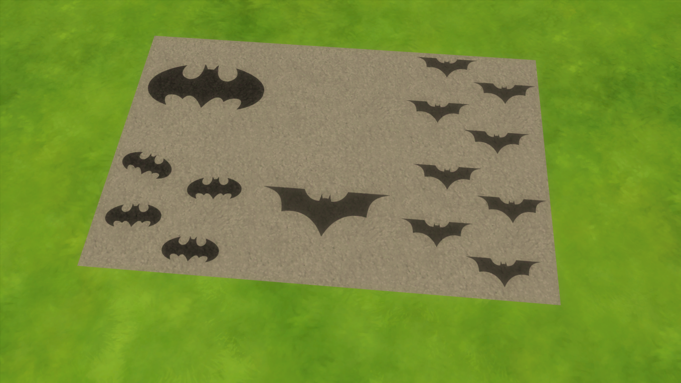 Mod The Sims - The Batflooring | The Batman set