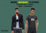 Mod The Sims - More BATMAN clothes - the last ones, I swear!