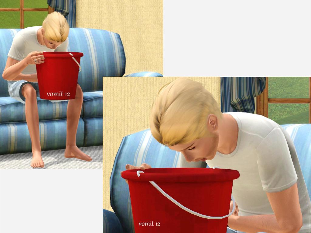 Mod The Sims - Getting Sick -Vomiting Poses