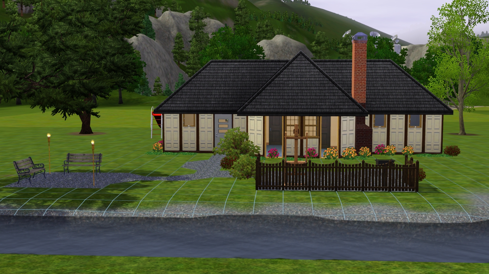 Mod The Sims - 10 Sim Lane PLUS (From The Sims 1)