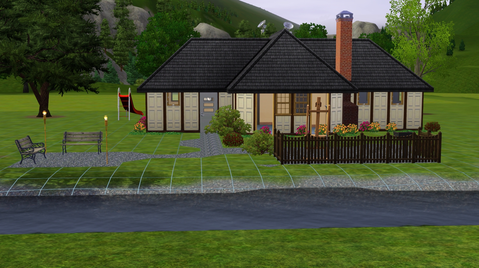 Mod The Sims - 10 Sim Lane PLUS (From The Sims 1)