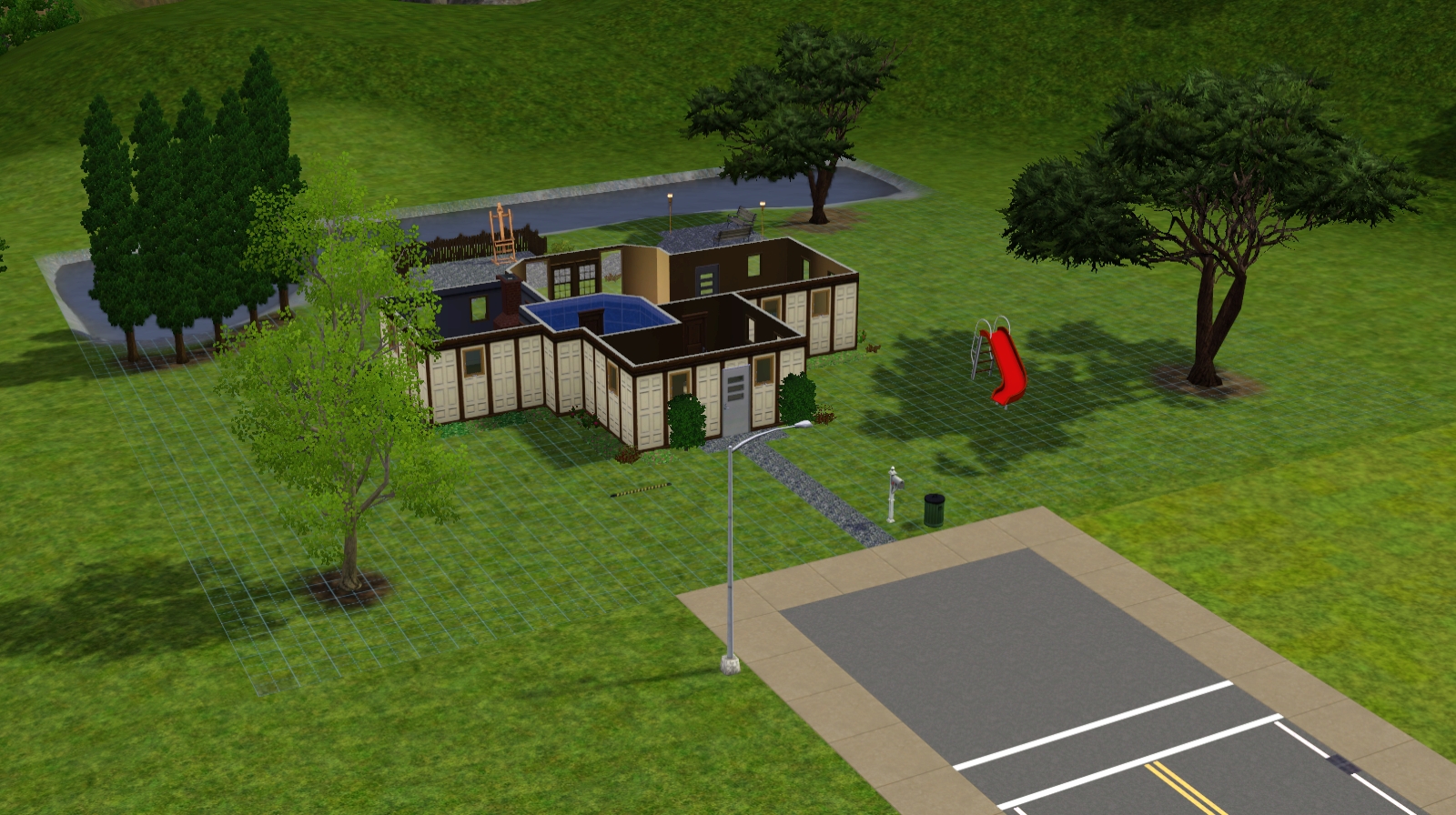 Mod The Sims - 10 Sim Lane PLUS (From The Sims 1)