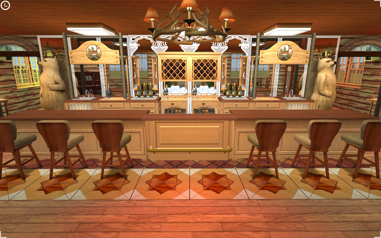 Mod The Sims - Rustic Bar - No CC - Community Lot