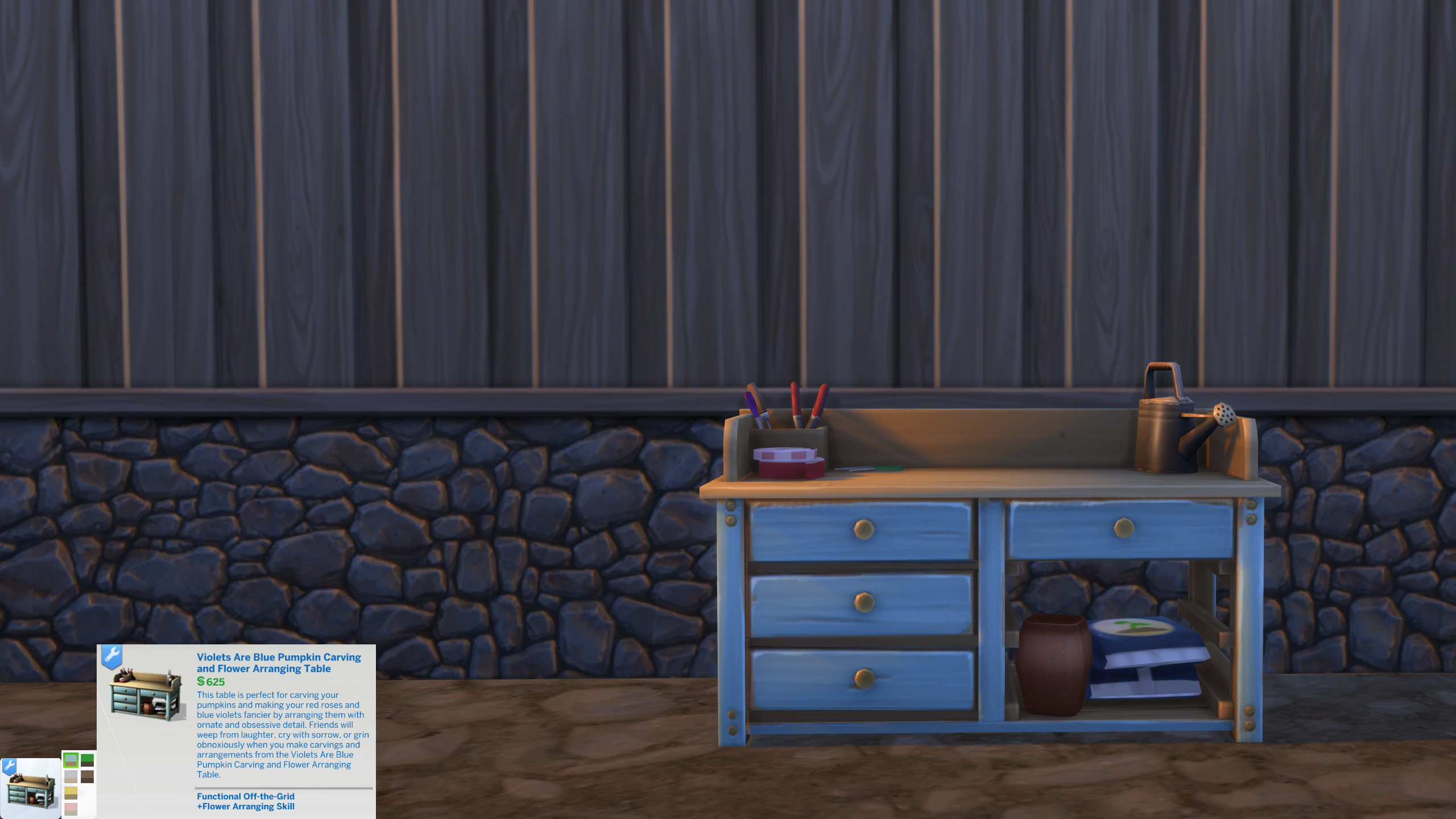 Mod The Sims - Pumpkin Carving & Flower Arranging Merged