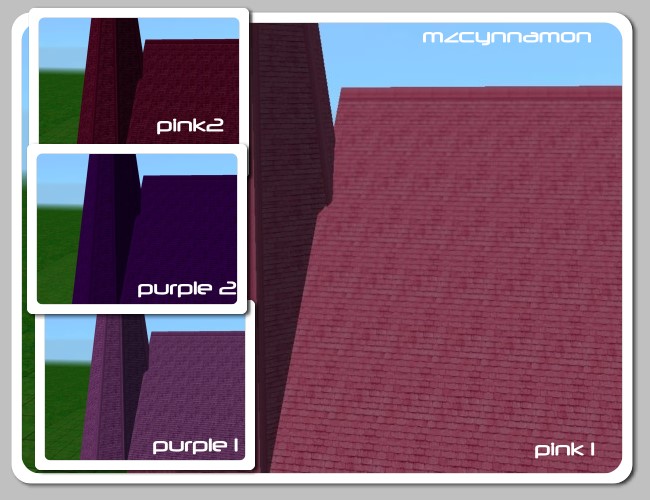 Mod The Sims - New Roof pattern 21 colors