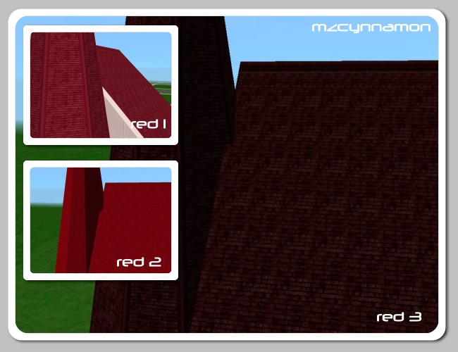 Mod The Sims - New Roof pattern 21 colors