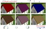 Mod The Sims - 6 colorful Roof recolors