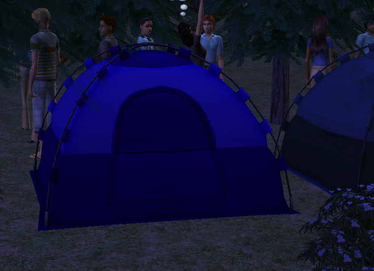 Mod The Sims - Brand New Tent Colour: Blue