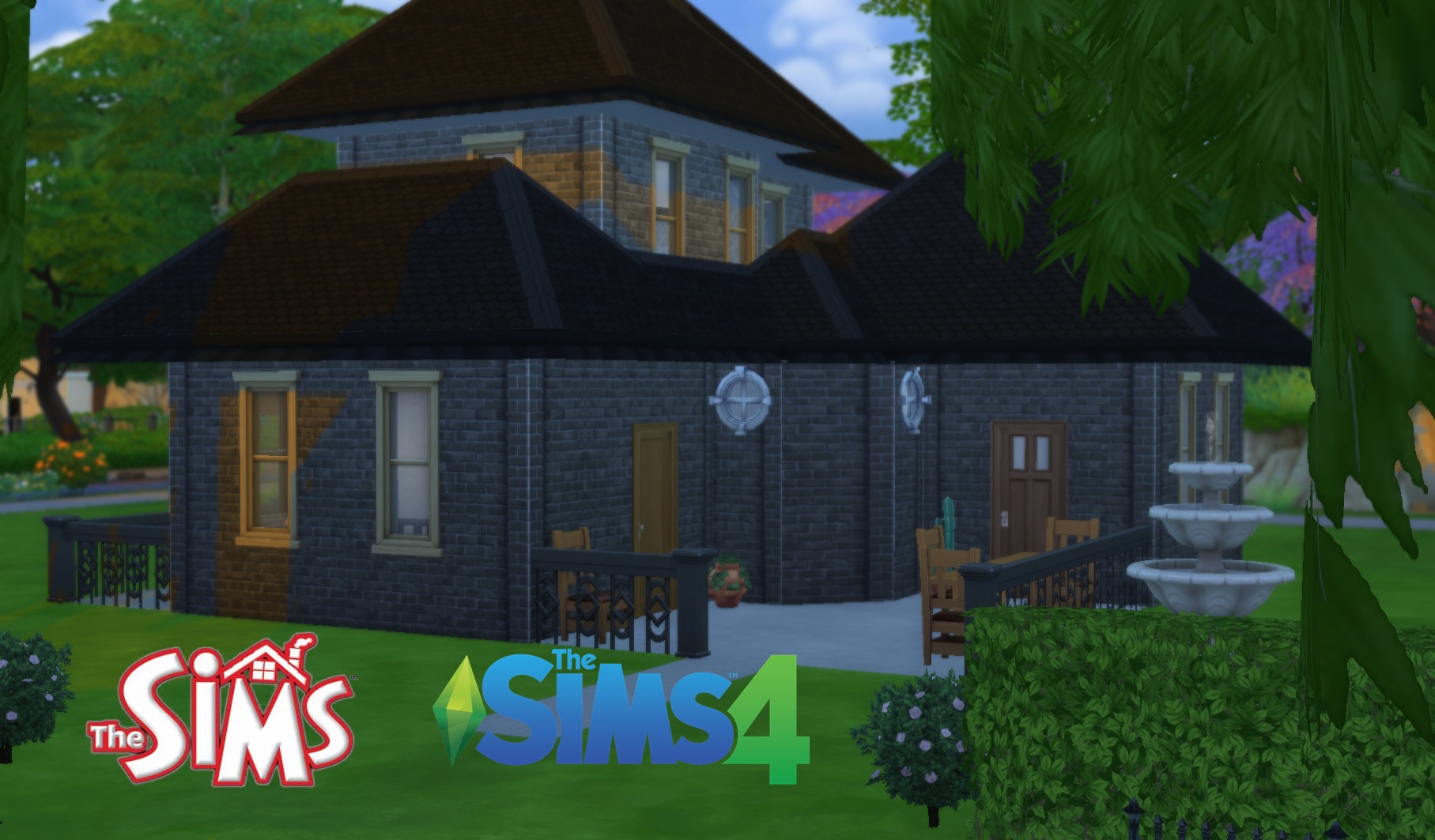 Mod The Sims - Sims 1:4 - The Goth House - 5 Sim Lane