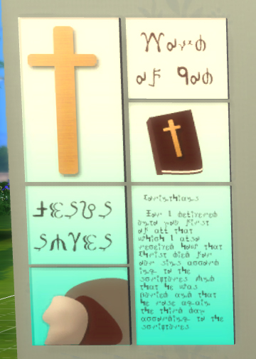 Mod The Sims - 12 Christian Wall Decoration Designs (Jesus Christ and ...