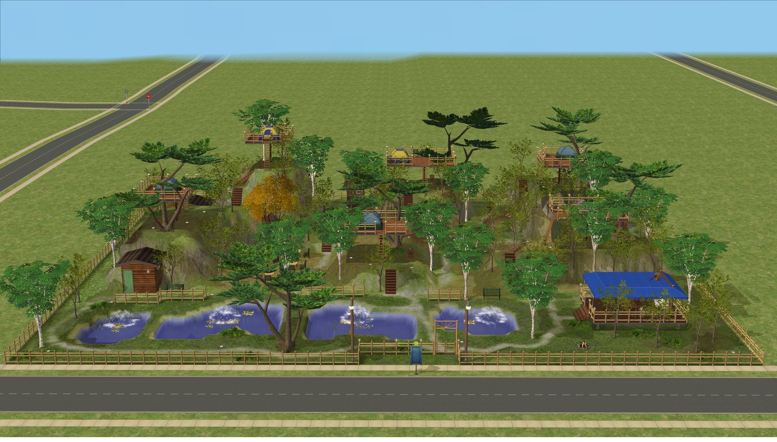 Mod The Sims - Bushveld camping - a camping hotel