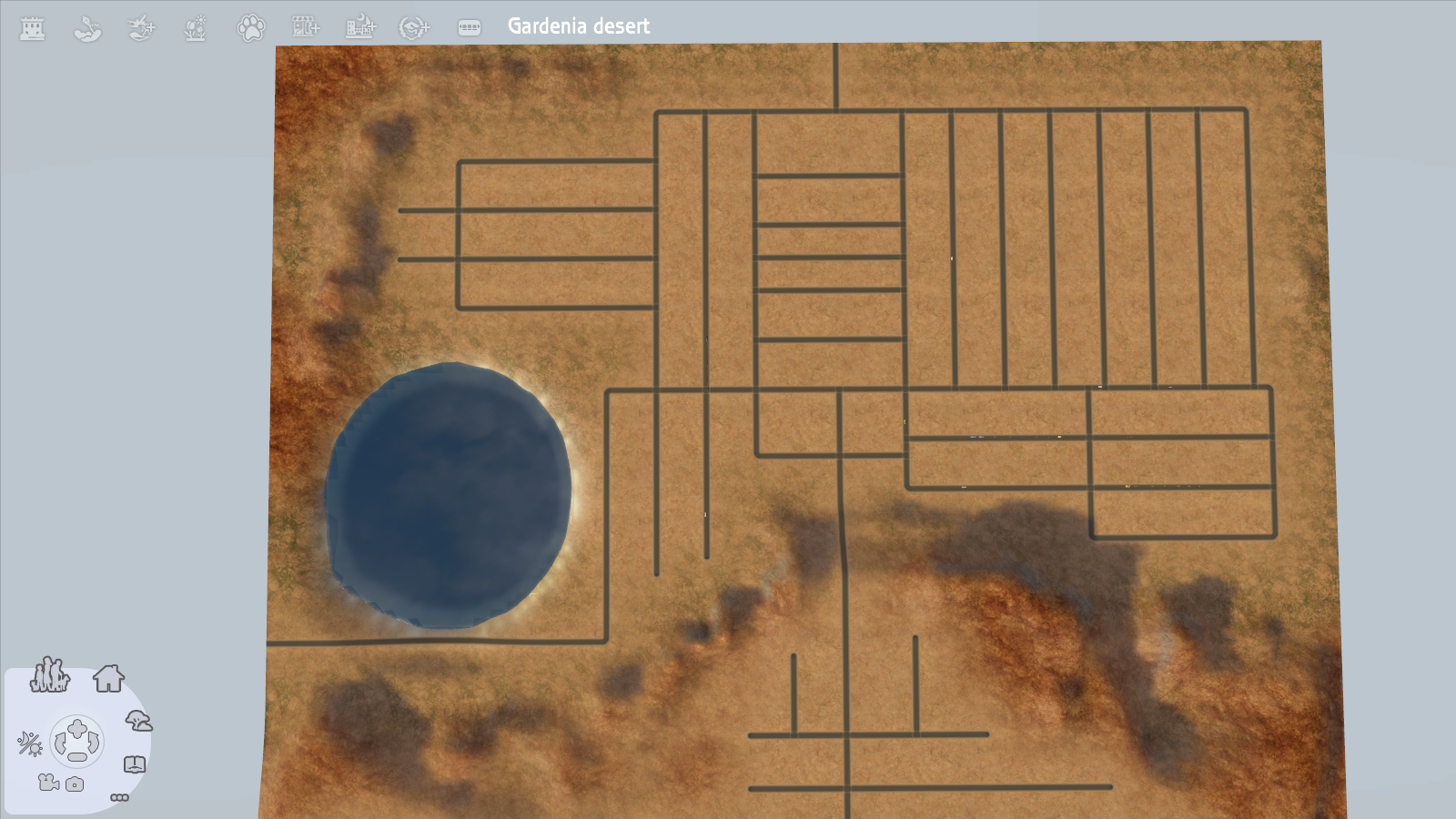 Mod The Sims - Gardenia Park - Empty Terrain Map